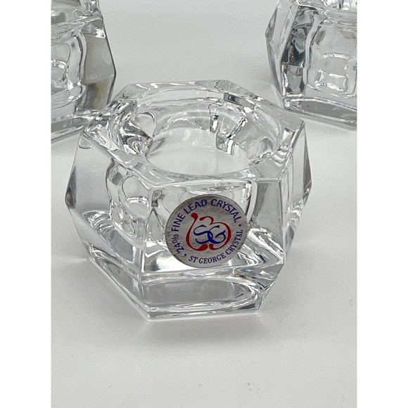 St.George | Accents | St George Crystal Candle Holders 24 Fine Lead ...
